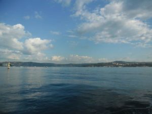 Crossing the Bosphorus by Boat - City of Istanbul